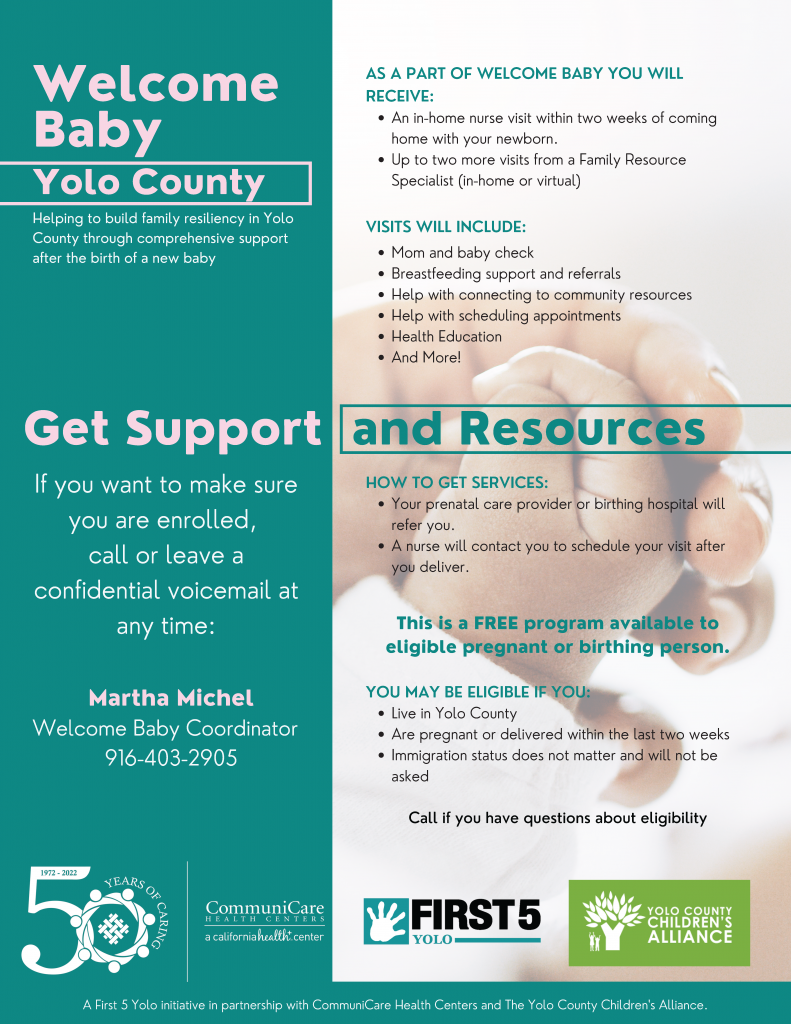 First 5 Yolo Launches Welcome Baby - First 5 Yolo